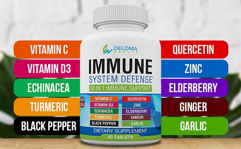 Deloma Health - Immune System Support and Defense Supplement
